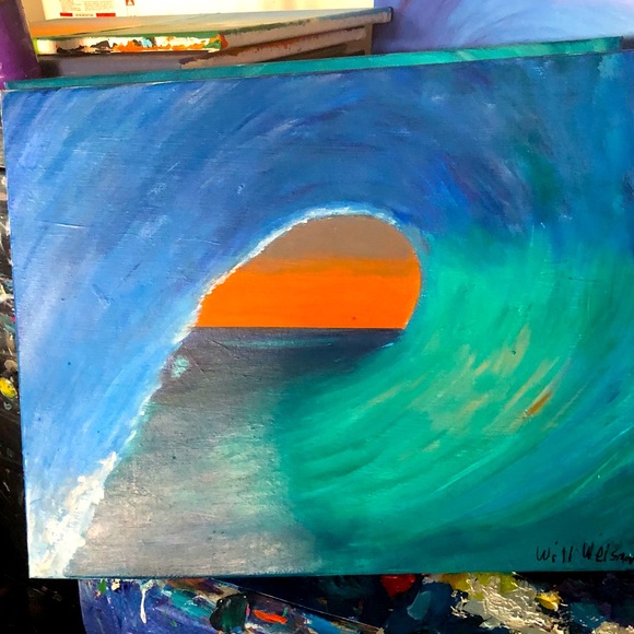 Wall Decor | Oc Artist Will Weismans Painting The Maui Wave | Poshmark